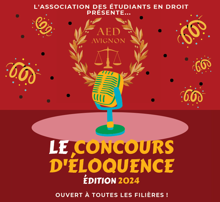 Concours d’éloquence de l’AED – Avignon Université