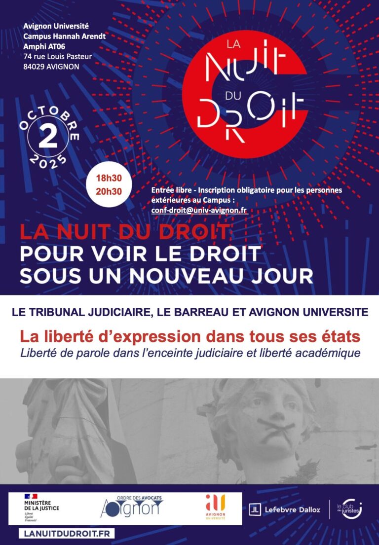 La Nuit du Droit 2025 – Avignon Université
